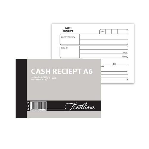 Pen Carbon Duplicate Cash Receipt Book A6 - Yeltech